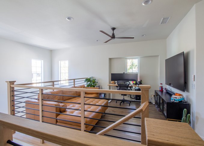 Custom Railing for Loft Addition | The Loft Crafters