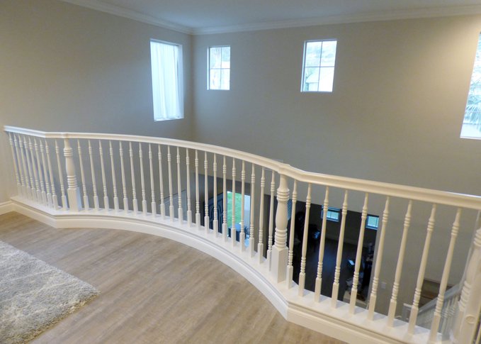Custom Railing for Loft Addition | The Loft Crafters
