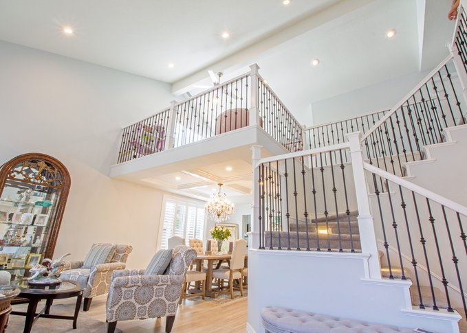 Custom Railing for Loft Addition | The Loft Crafters