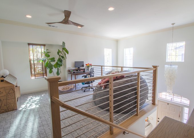 Custom Railing for Loft Addition | The Loft Crafters